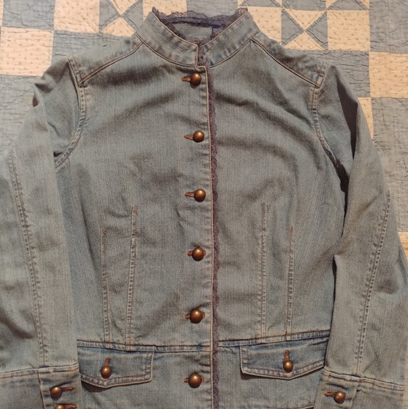 High Sierra | Jackets & Coats | Military Style Jean Jacket | Poshmark